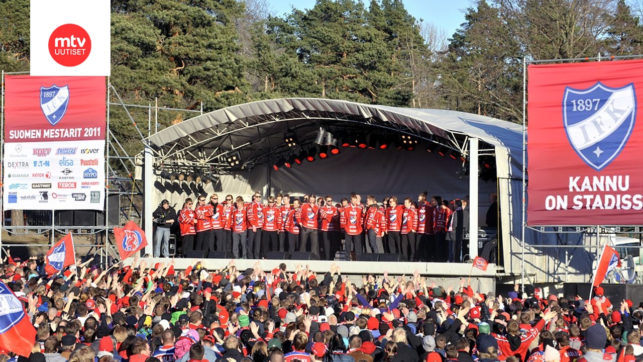 Punainen meri HIFK:n mestaruusjuhlissa – katso kuvat! - MTVuutiset.fi