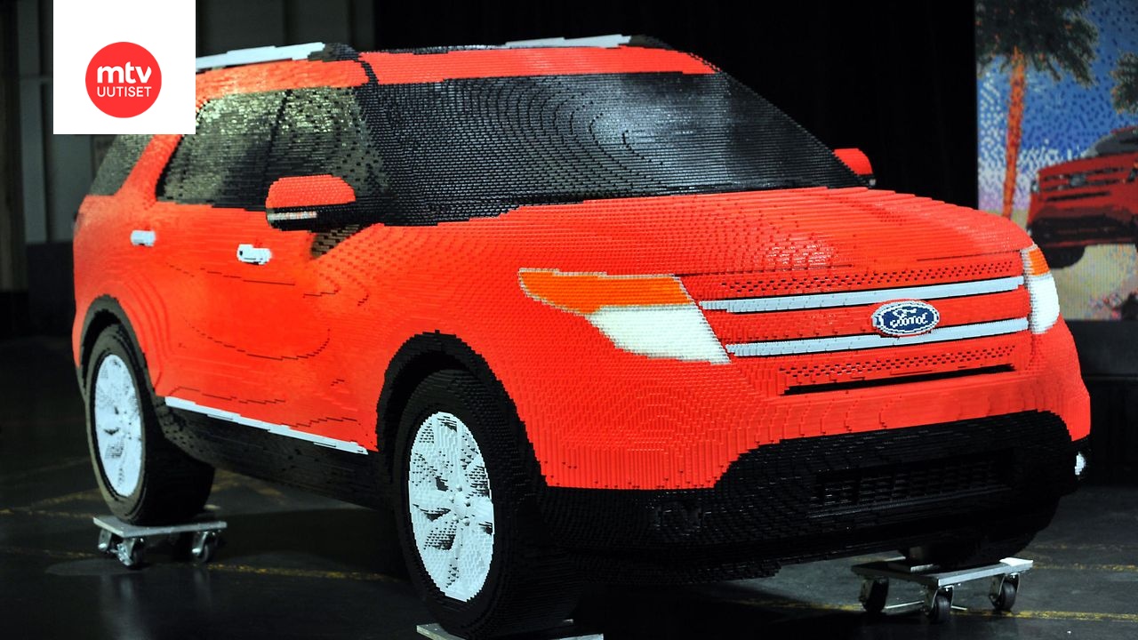 Fordin ja lelumerkin yllättävä yhteistyö – tuloksena valtava Lego-auto ...