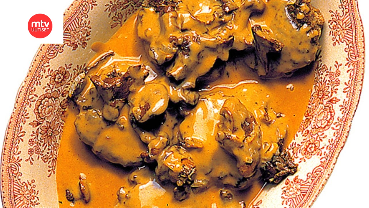 Pannupihvi kantarellikastikkeen kera - Resepti | Makuja | MTV Uutiset