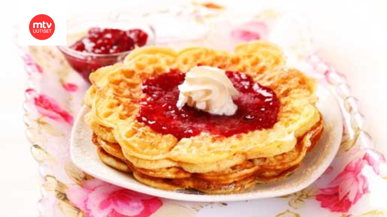 Kananmunattomat vohvelit hillolla - Resepti | Makuja | MTV Uutiset