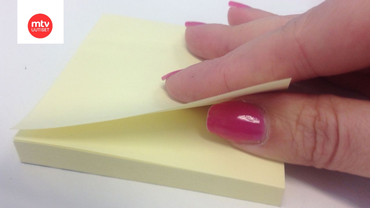 Oletko aina käyttänyt Post-it-lappuja väärin? Näppärän kikan avulla ...