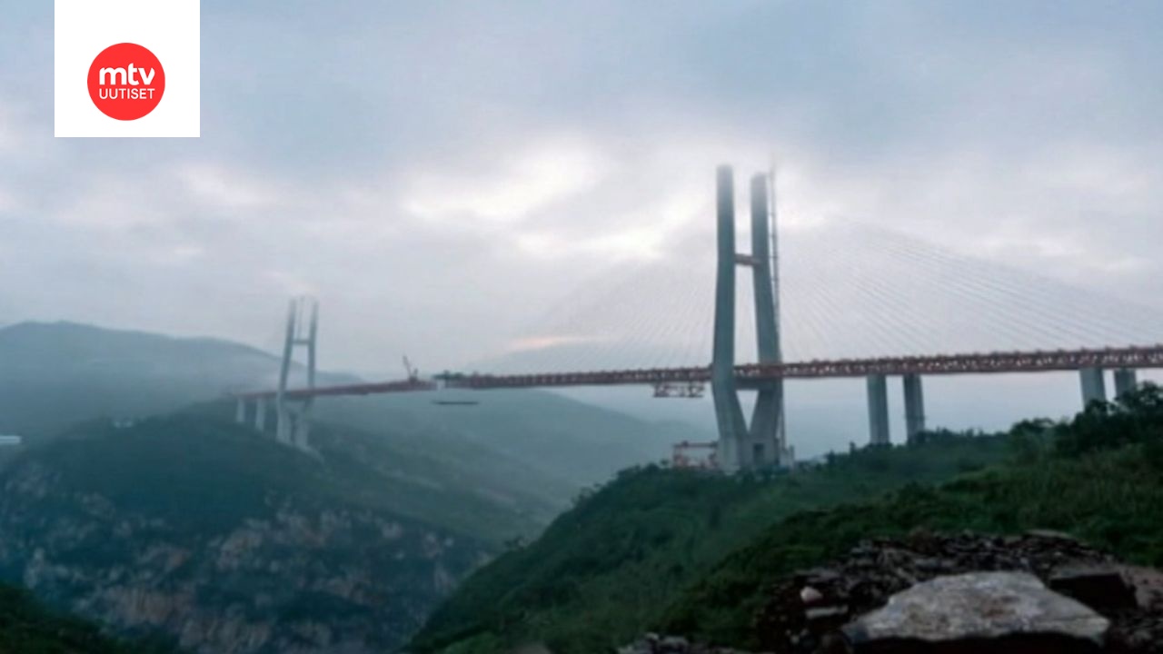 Nyt on mahtipontista! Näin valmistuu maailman korkein silta - MTVuutiset.fi