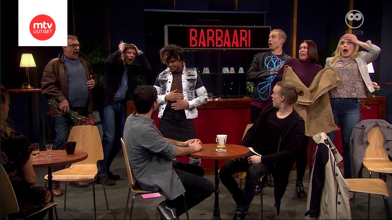 Putouksen sketsihahmo Salkkareiden pyörteissä - Ismo räyhäsi ja Maarit ...