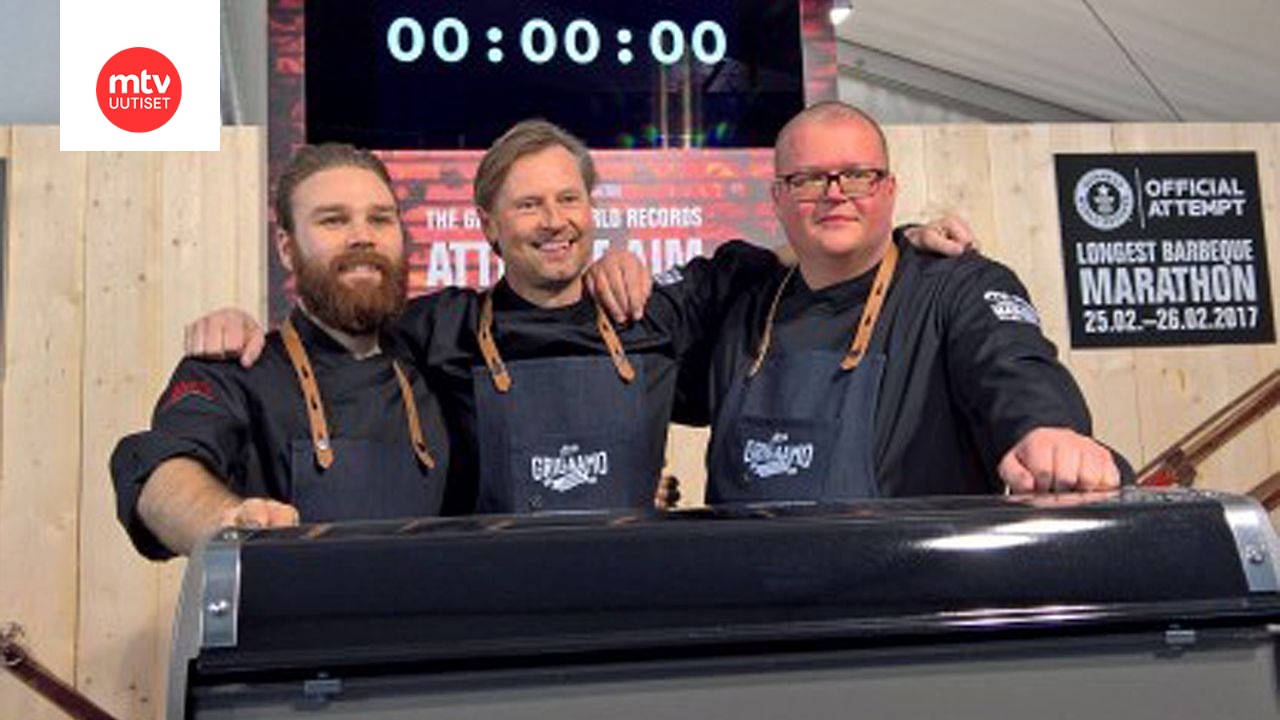 Ny rillataan! Grillauksen maailmanennätys Suomeen upealla suorituksella ...