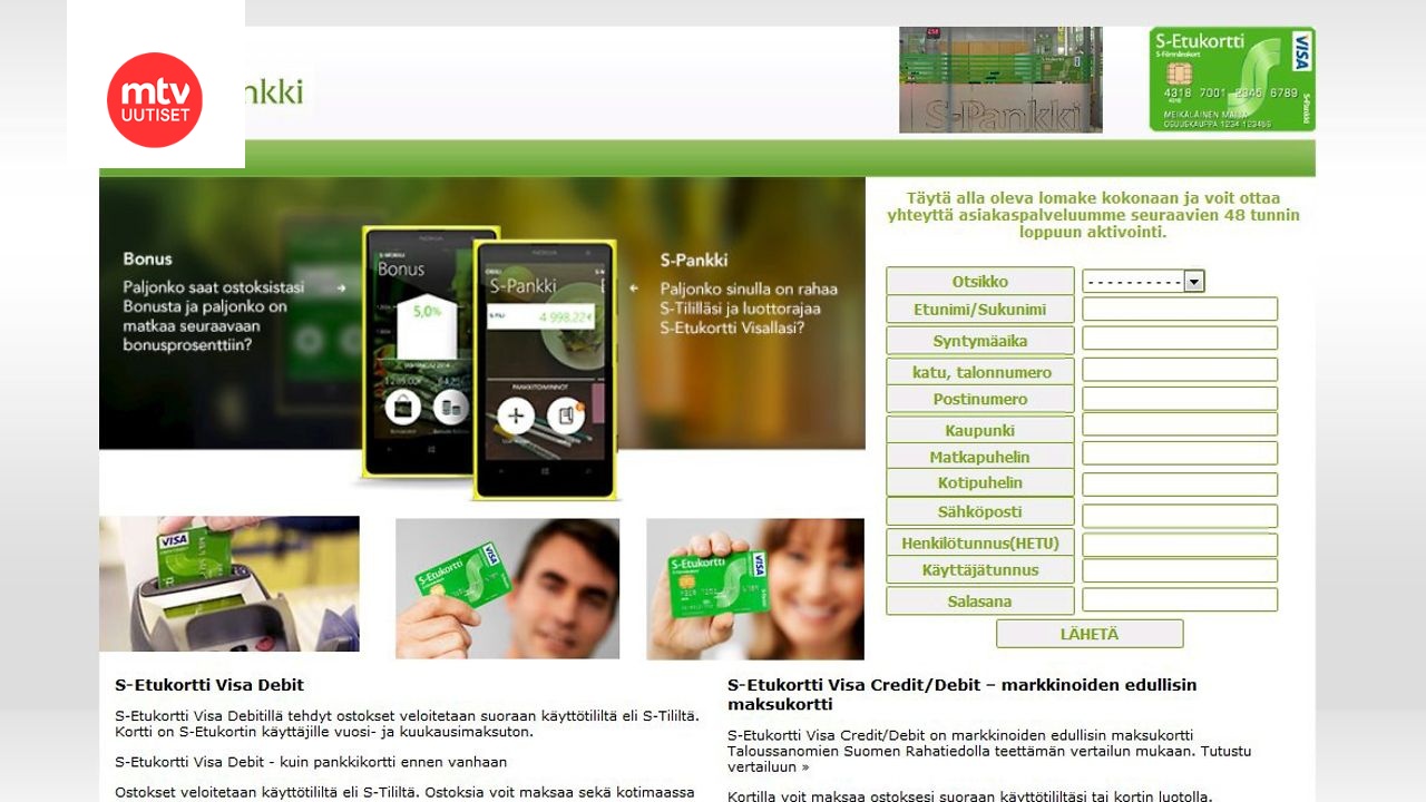 Kuva: Saitko tällaisen viestin S-Pankin nimissä? Älä vain mene avaamaan ...