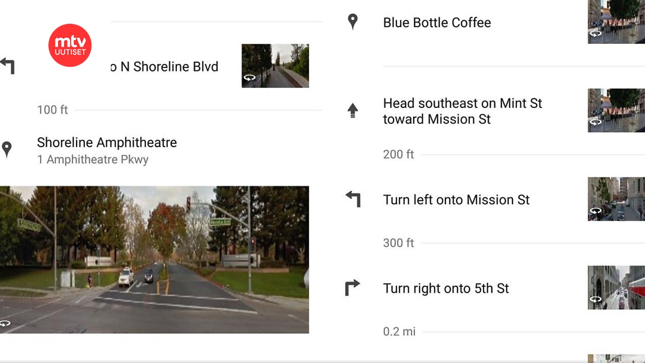 Google Mapsissa Androidilla katunäkymät auttavat nyt navigoinnissa ...