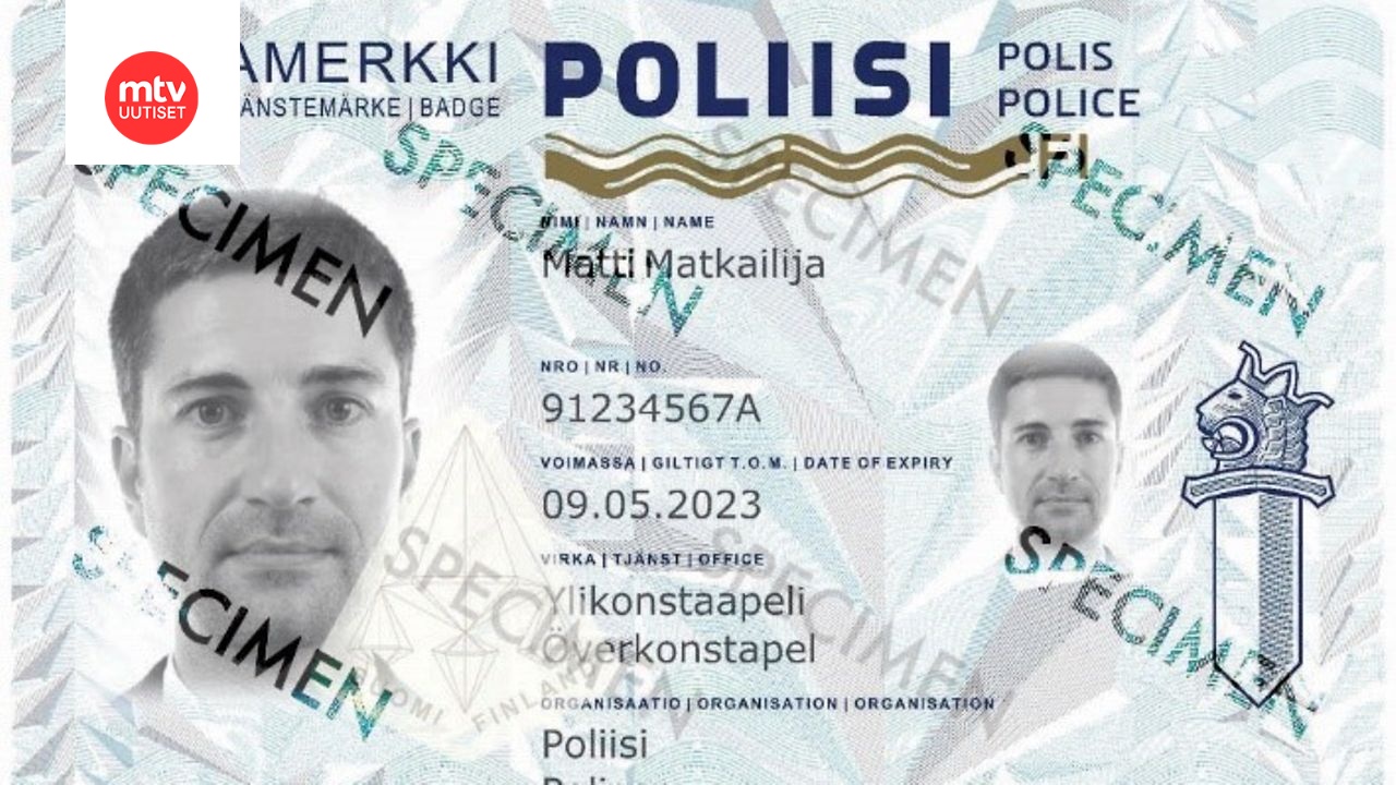 Kaikki virkamerkit ja henkilökortit uusiksi: Poliisin on oltava iso ...