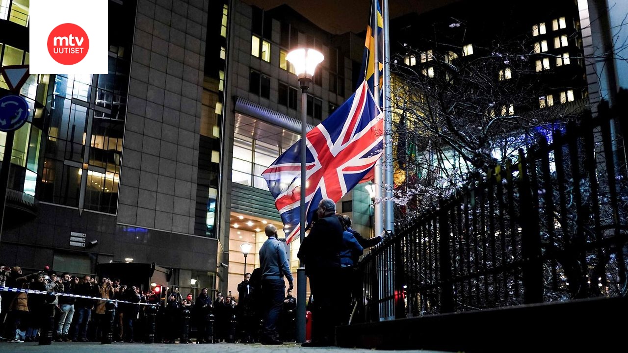 Historiallinen hetki: Ison-Britannian lippu laskettiin salosta Euroopan ...