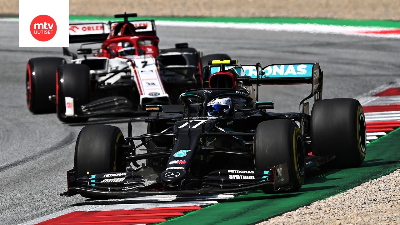 Keskisormi heilui! Valtteri Bottas hermostui täysin Kimi Räikkösen ...