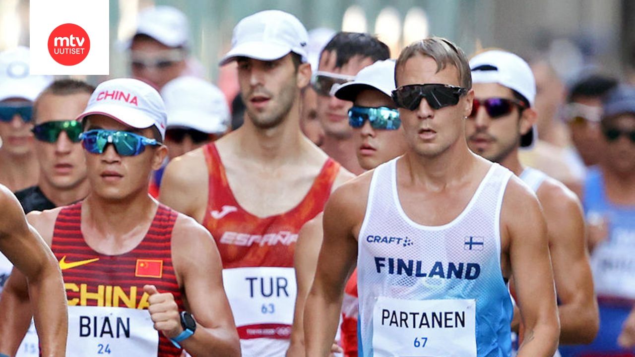 Aku Partanen loistavassa vauhdissa - taistelee 50 kilometrin kävelyn ...