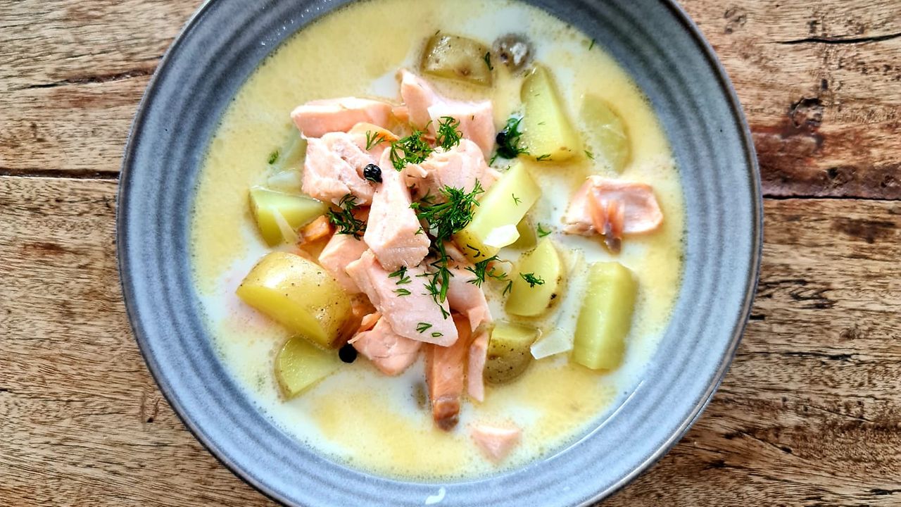 Harri Syrjäsen lohikeitto - Resepti | Makuja | MTV Uutiset