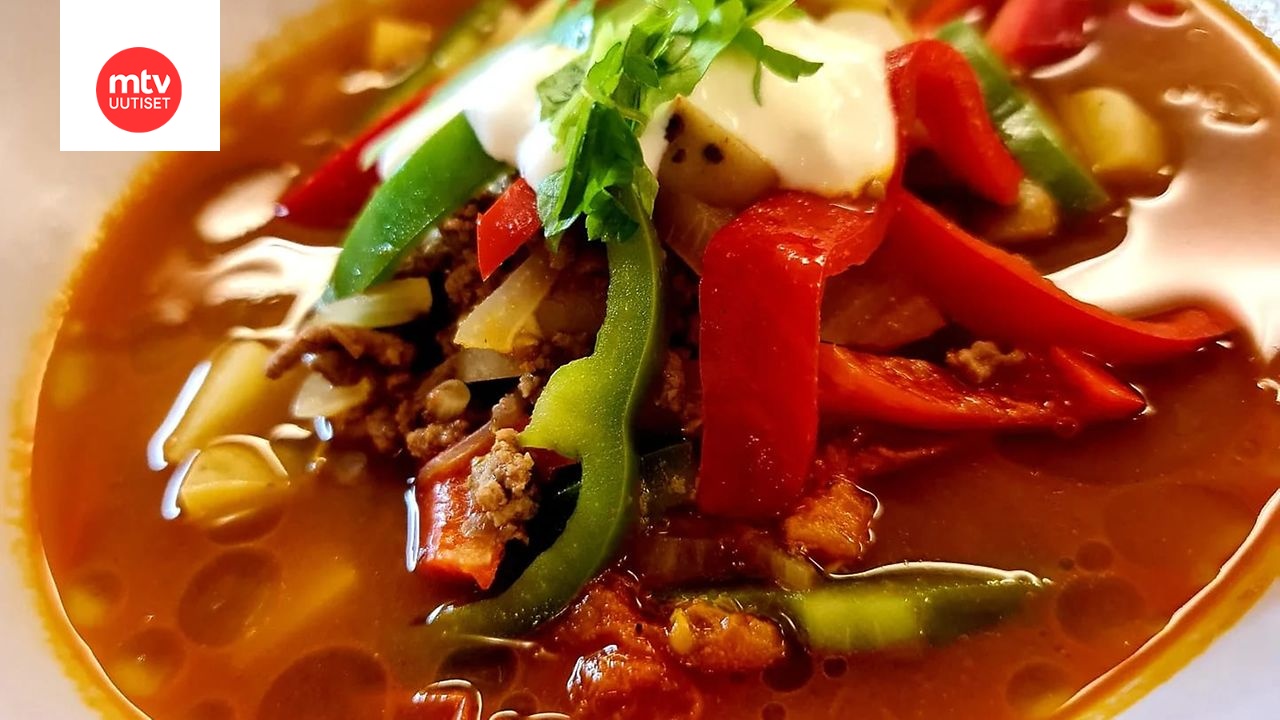 Harri Syrjäsen gulassikeitto - Resepti | Makuja | MTV Uutiset