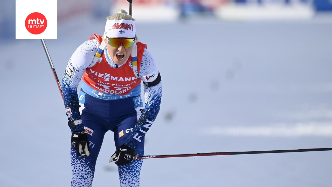 Mari Eder 9:s Kontiolahden pikakilpailussa - MTVuutiset.fi