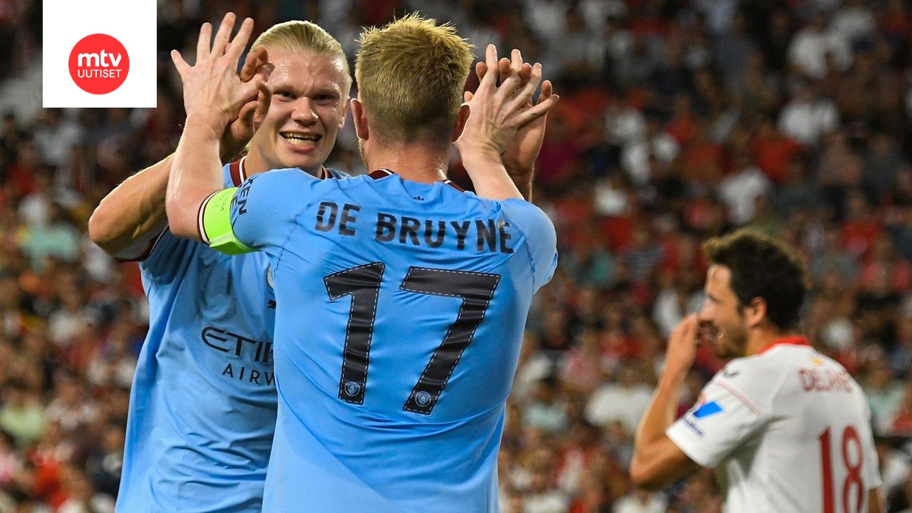 Erling Haaland avasi Manchester Cityn maalitilin Mestarien liiga ...