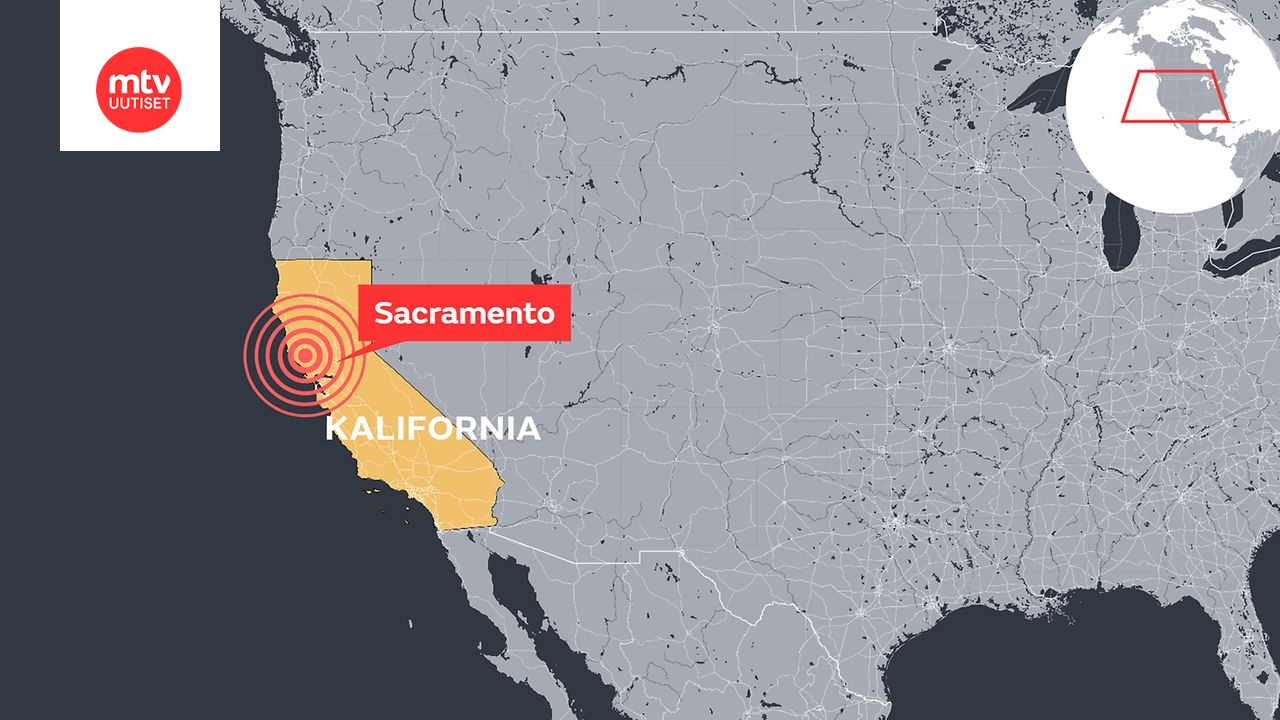Kalifornian alueella 6,3 magnitudin maanjäristys - MTVuutiset.fi
