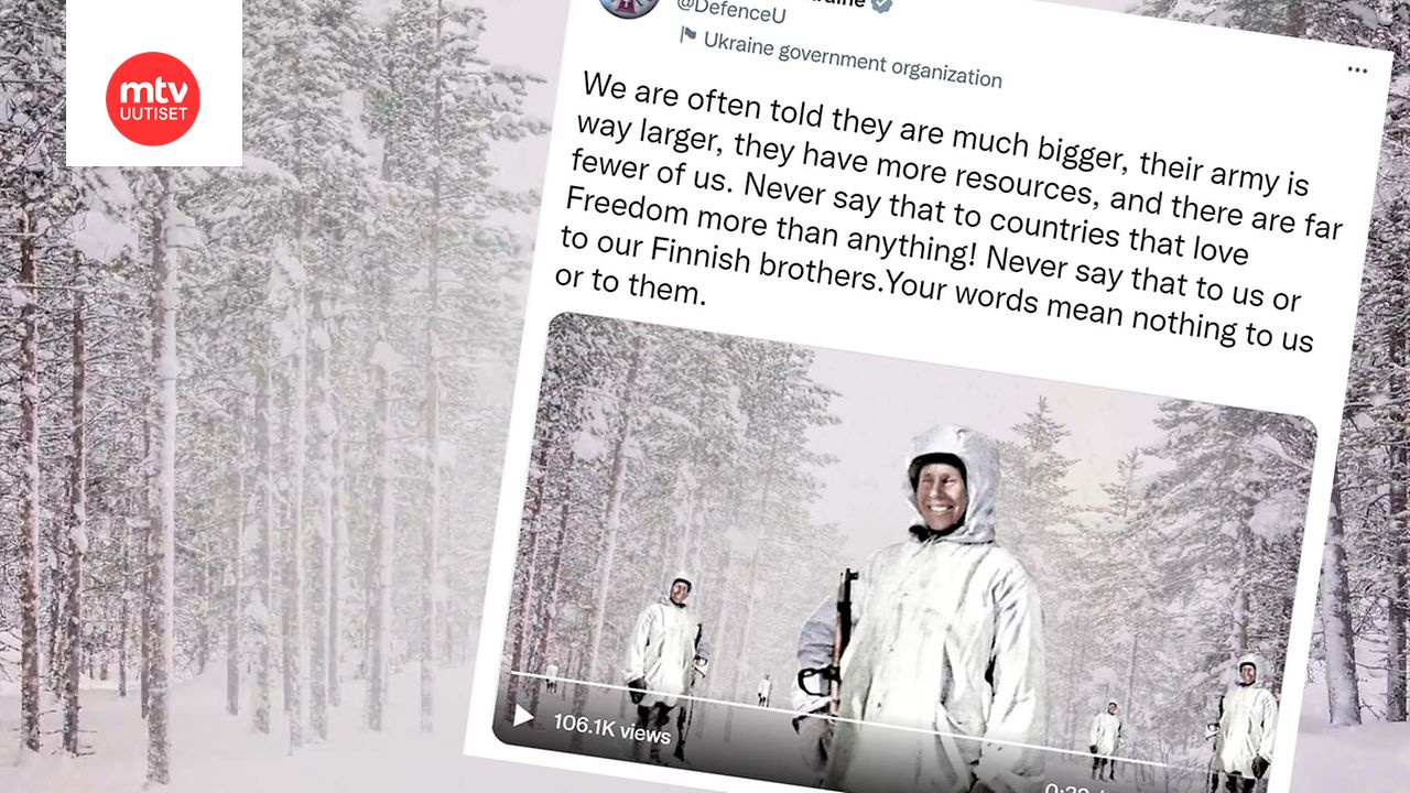 Ukrainalta nokkela kiitosvideo Suomelle: "Keitä me olemme väittelemään ...