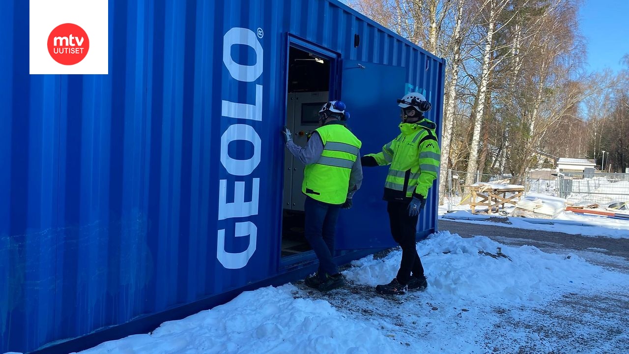 Espoolaistyömaalla vähennetään hiilidioksidipäästöjä uuden Geolo ...