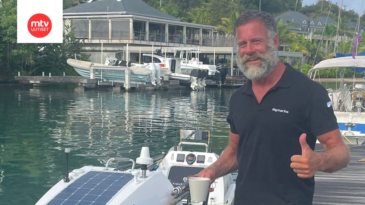 Jari Saario souti käsivoimin 5000 kilometrin matkan Atlantin yli ...