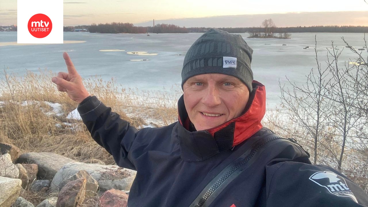 Perussuomalaisten Petri Huru putosi jäihin pilkkireissulla, kuivapuku ...
