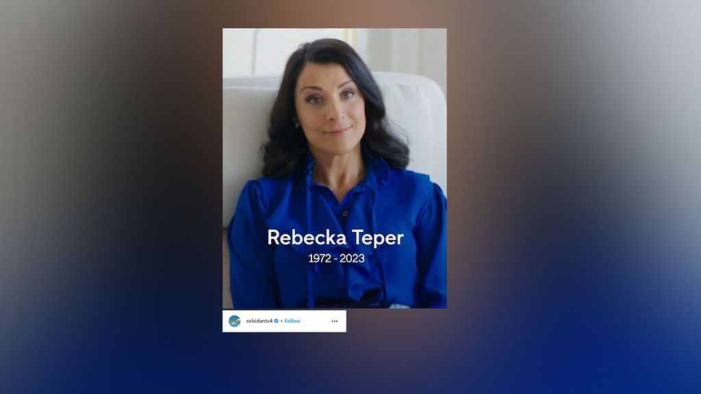 Solsidan-tähti Rebecka Teper on kuollut 50-vuotiaana - MTVuutiset.fi