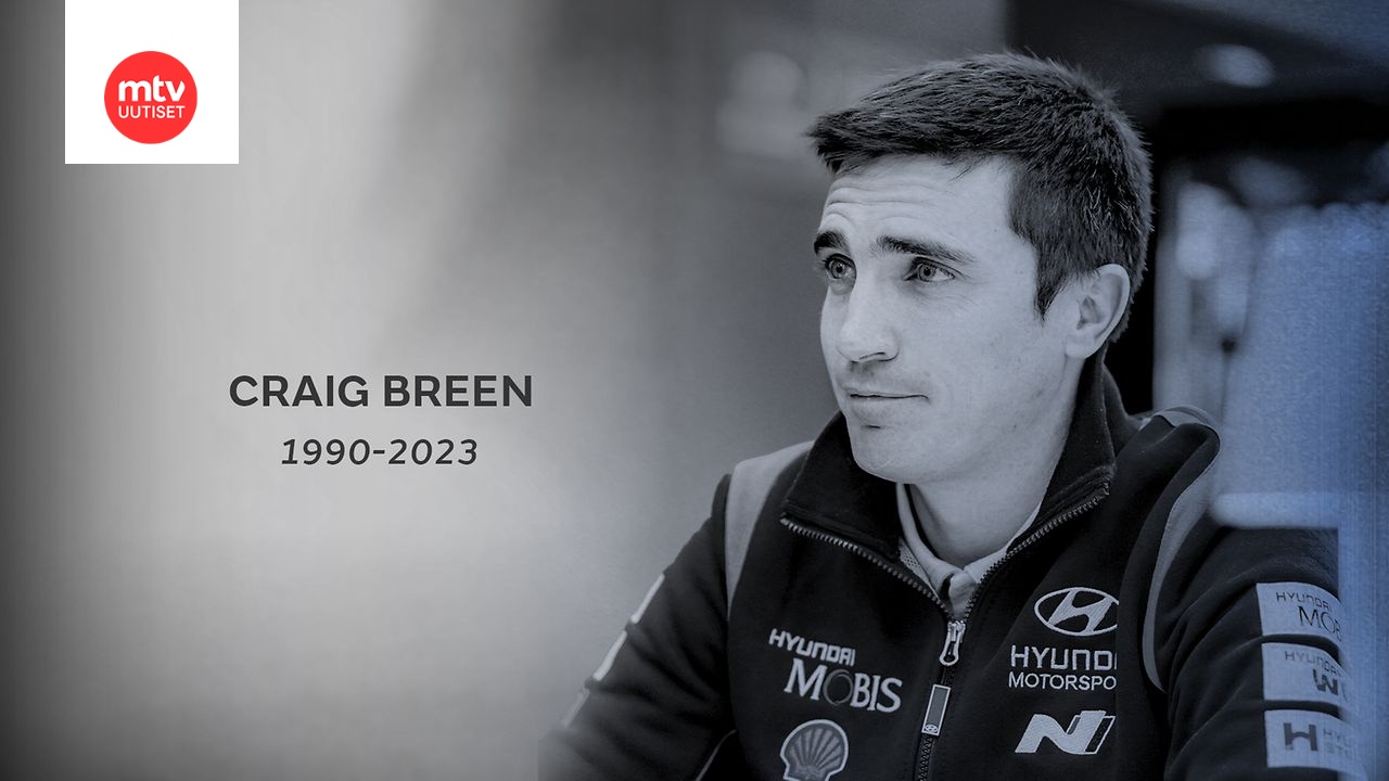 Traagisesti menehtynyt Craig Breen siunattiin haudan lepoon ...