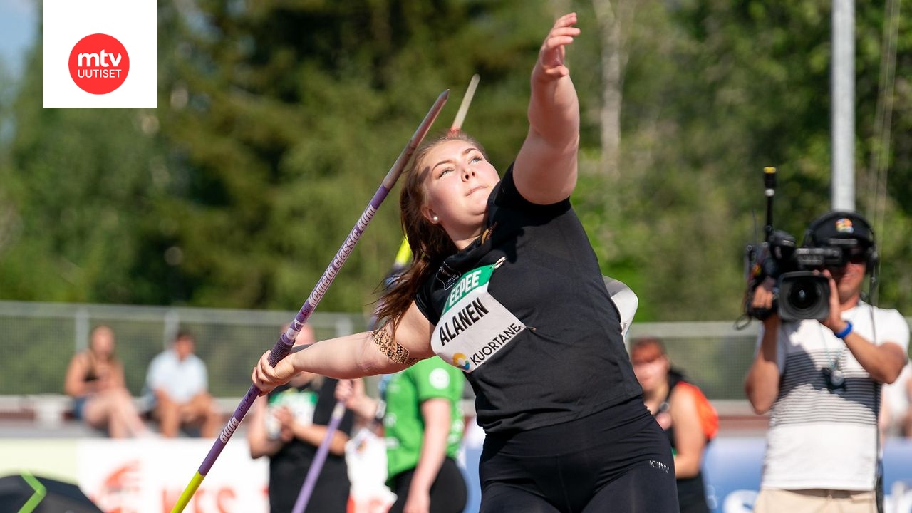 Anni-Linnea Alanen heitti keihäsennätyksensä 62,45 - MTVuutiset.fi