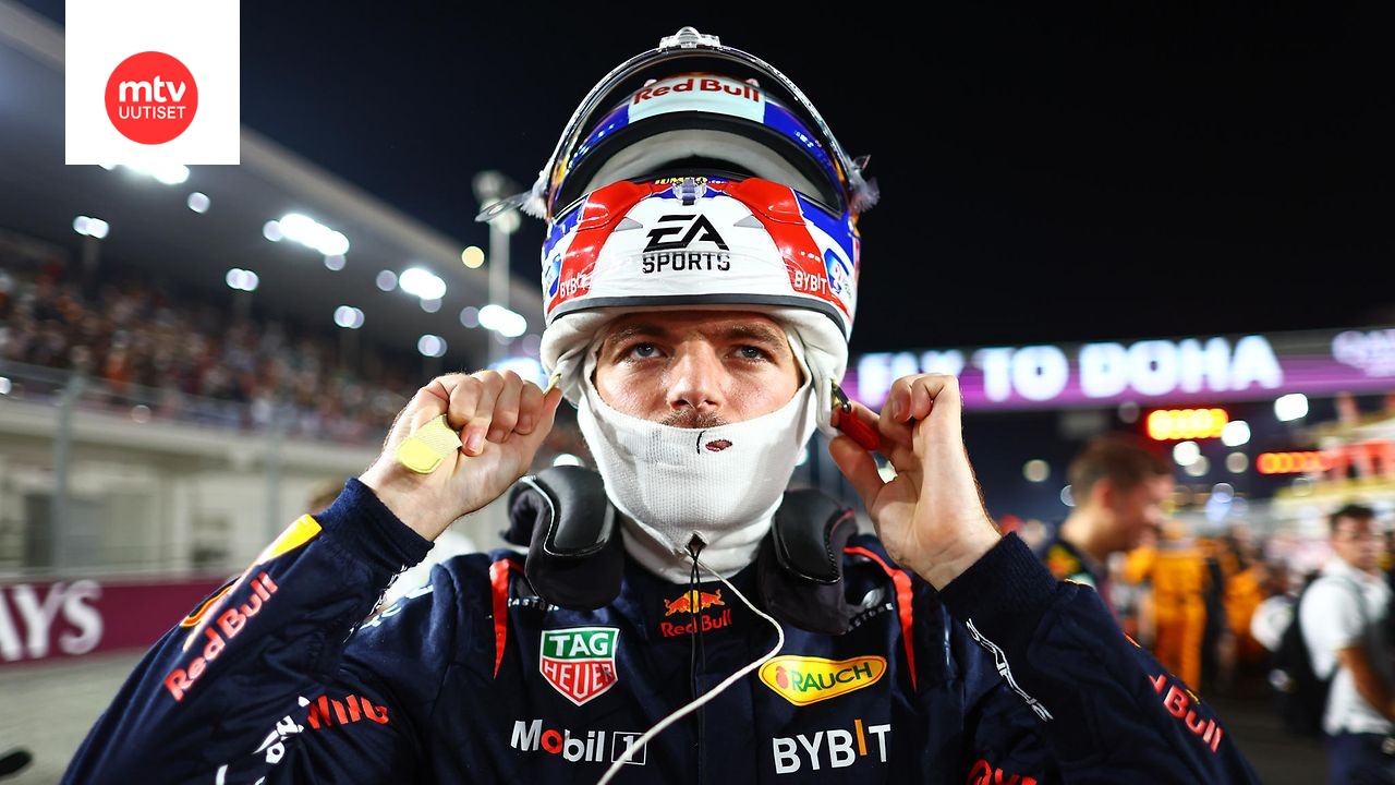 Red Bullin Max Verstappen juhlii F1-maailmanmestaruutta - MTVuutiset.fi