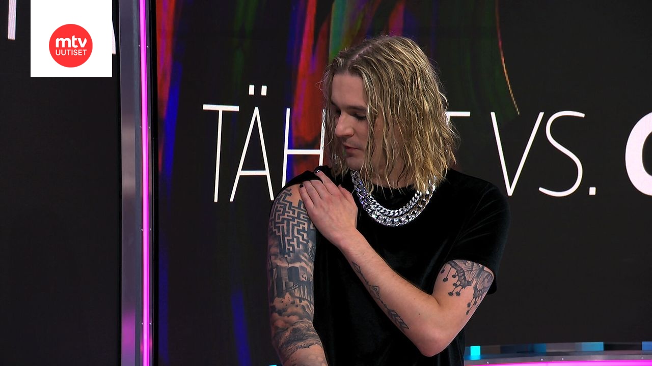 Blind Channel -yhtyeen Joel Hokka esittelee tatuointinsa - MTVuutiset.fi