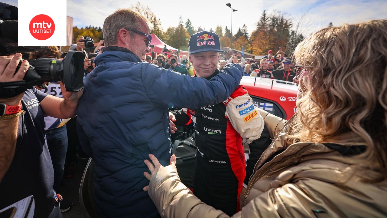 Harri Rovanperän sydän oli kovilla poikansa Kalle Rovanperän ...