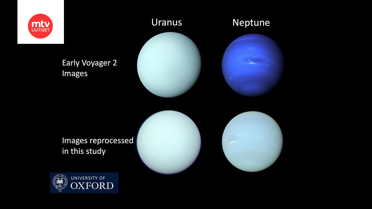 Neptunus ja Uranus ovat tuoreen tutkimuksen mukaan lähes samanväriset ...