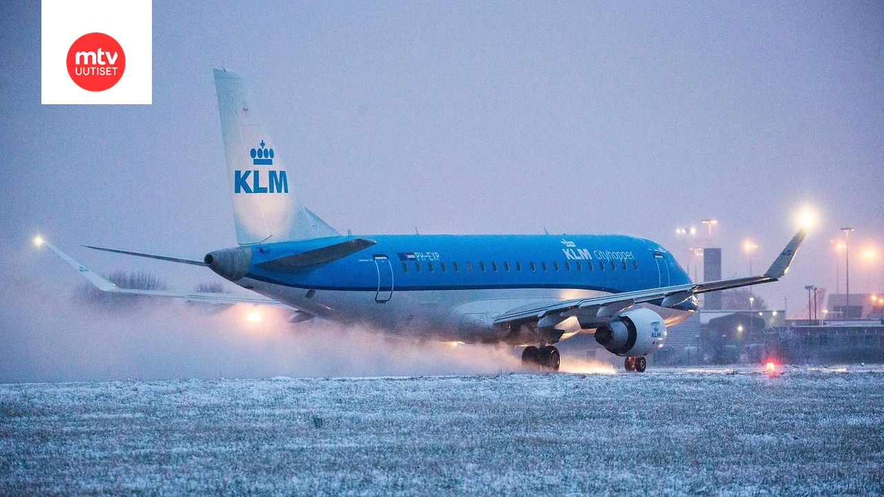 KLM:n lentokone suistui rullaustieltä Ruotsissa - MTVuutiset.fi