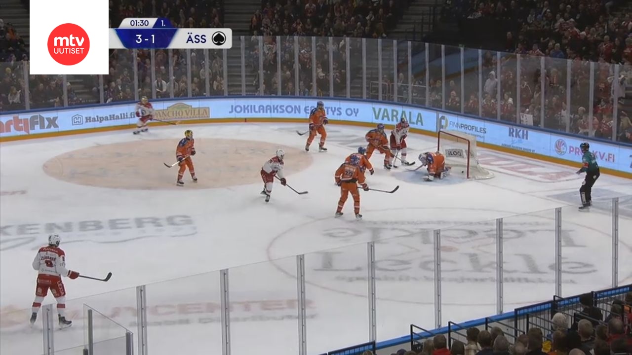SM-liiga: Christian Heljanko siirsi maalia – Ässät rokotti Tapparaa ...
