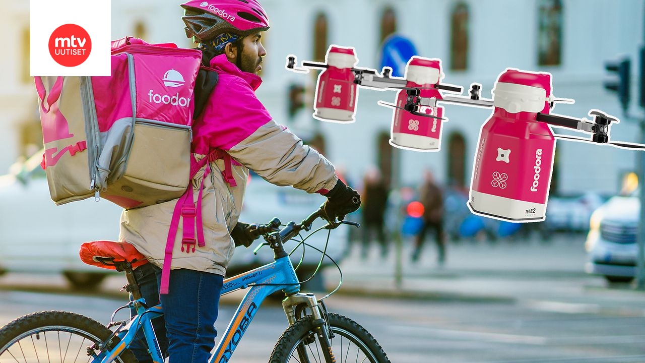 Foodora käyttää droneja Ruotsissa | Makuja | MTV Uutiset
