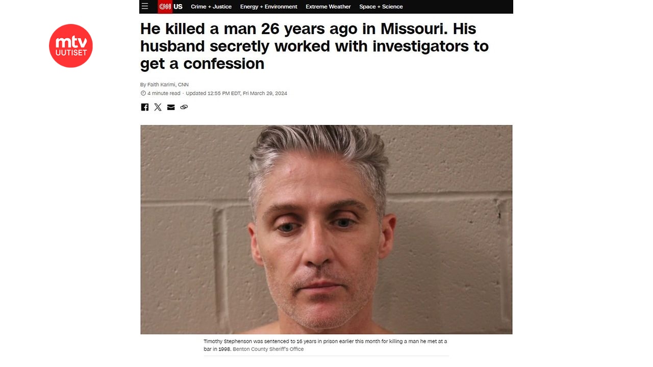 Mies tuomittiin 26 vuotta sitten tehdystä murhasta Yhdysvalloissa ...