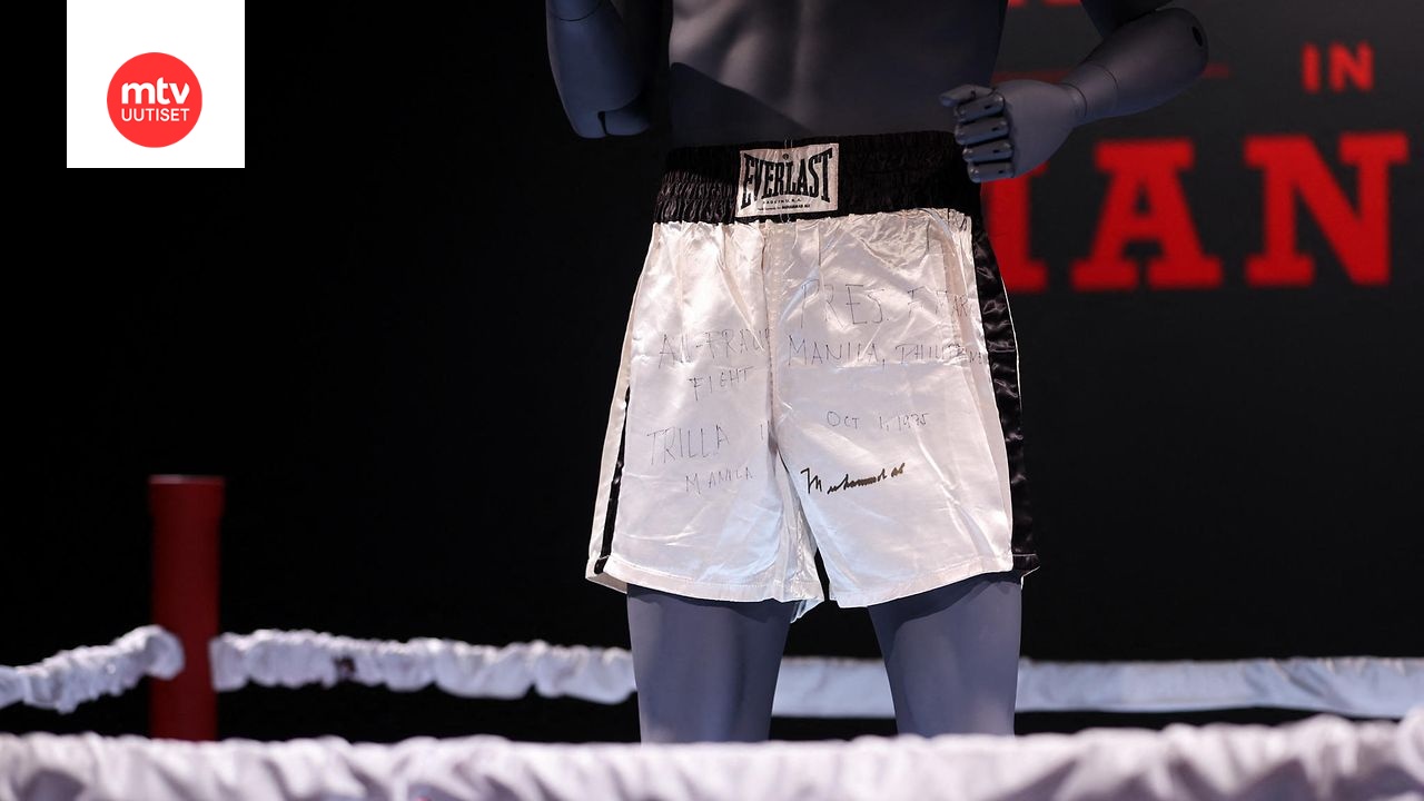 Muhammad Alin legendaariset shortsit ilmestyivät myyntiin – hinta-arvio ...
