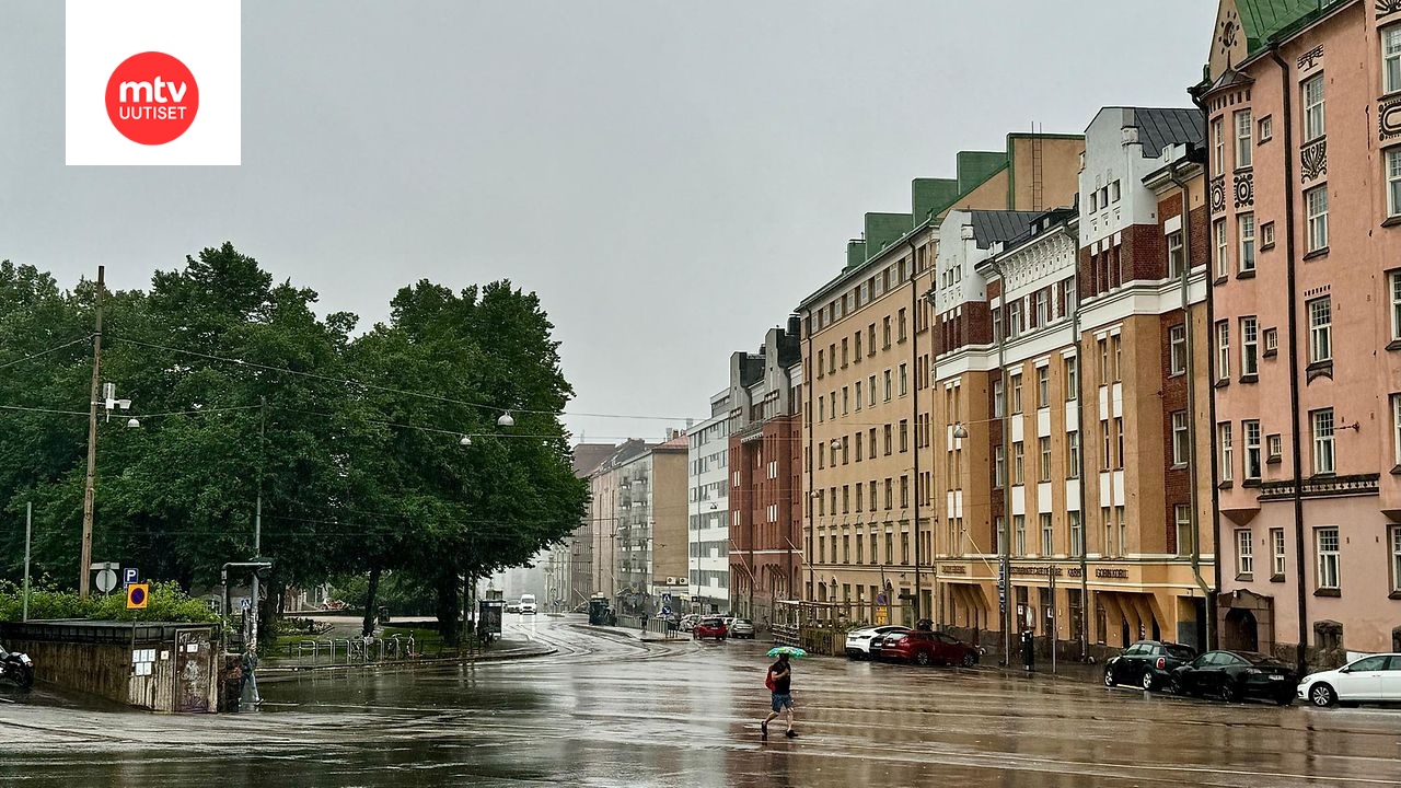 Saderintama vyöryy hitaasti Suomen yli keskiviikkona - MTVuutiset.fi